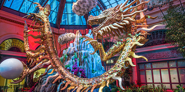 Bellagio Bellagio Botanical Gardens & Fountains Lunar New Year 2025